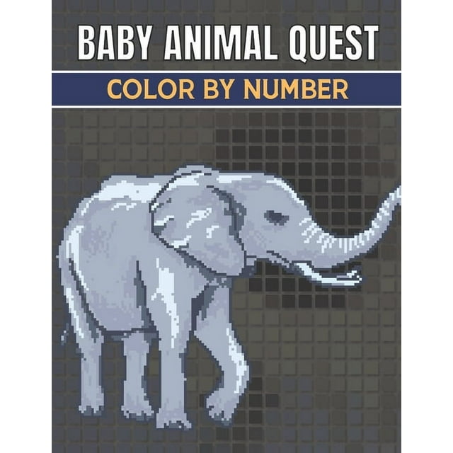 Baby Animal Quest Color By Number - Walmart.com