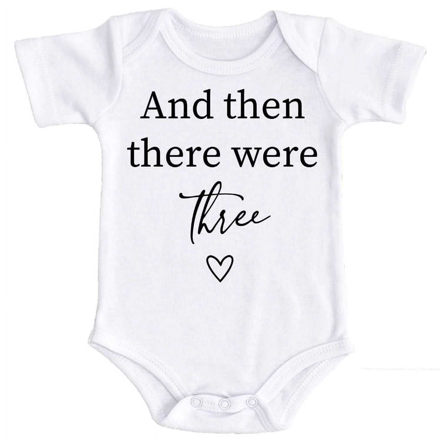 Baby Announcement And Then There Were 3 Heart Baby Big Sister Big ...