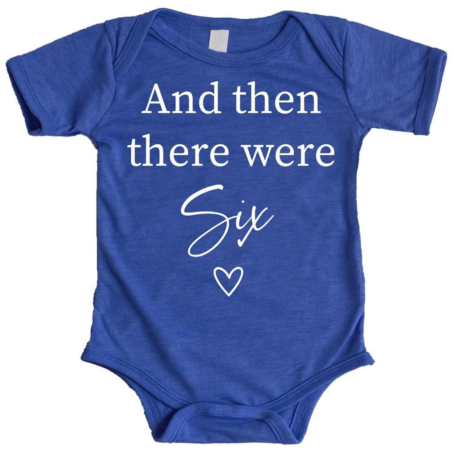 Baby Announcement And Then There Were 6 Heart Baby Big Sister Big ...