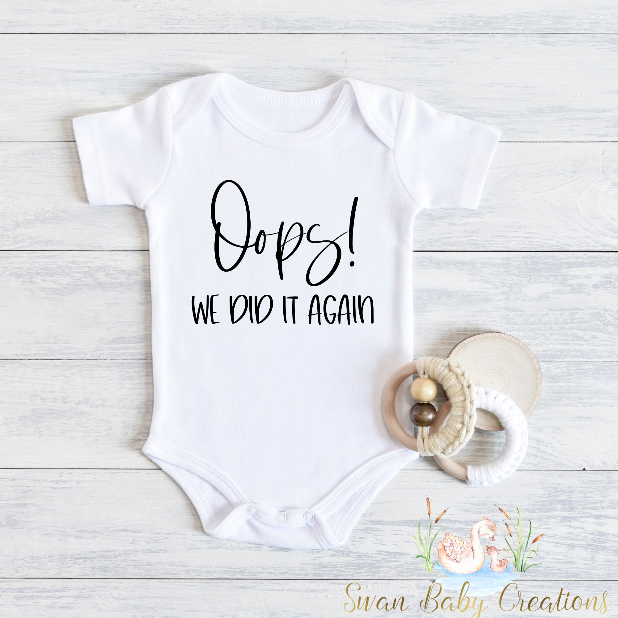 Baby Announcementâ®, Oops! We Did It Again Shirt, Pregnancy Announcement , Baby Surprise ...