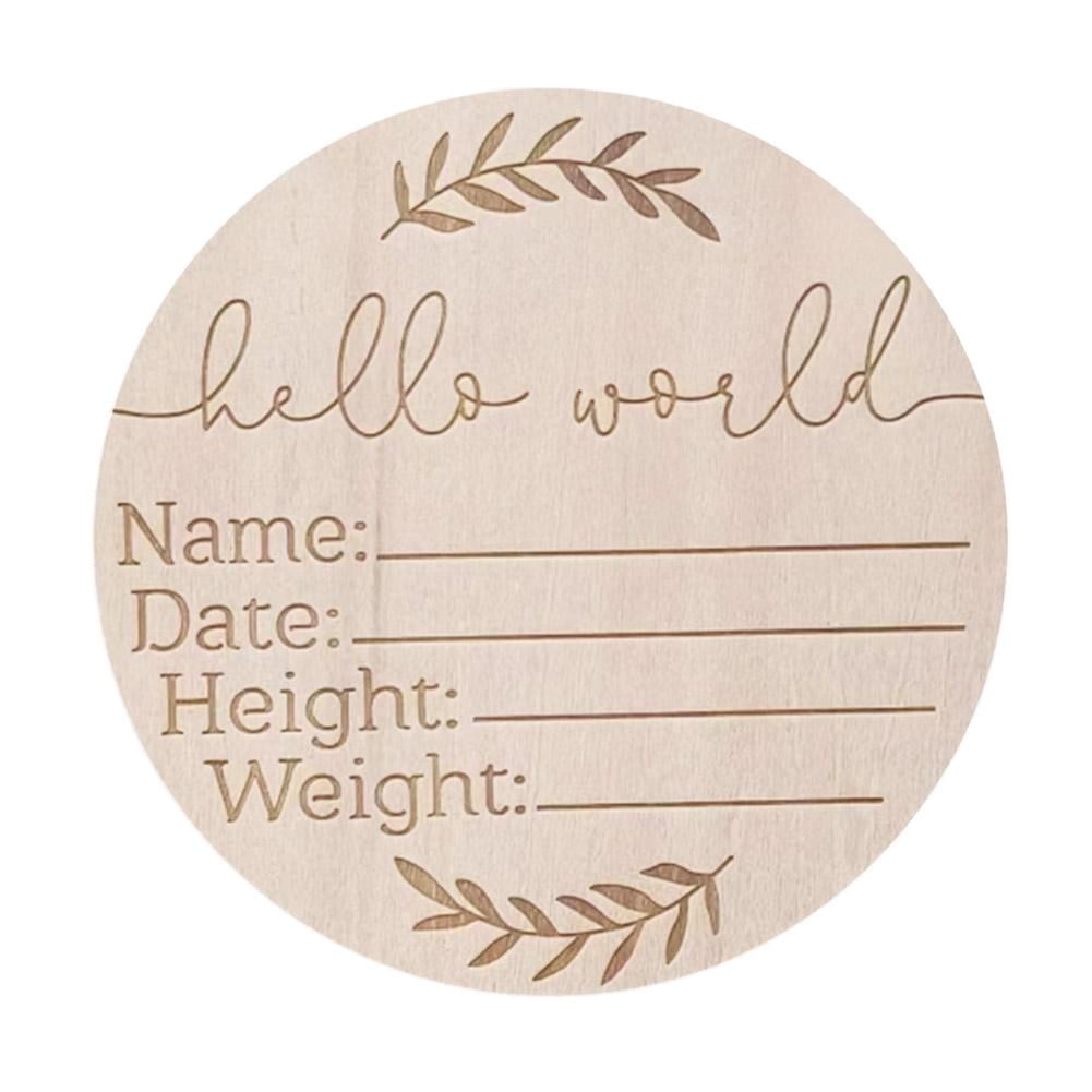 Baby Announcement Sign For Hospital - Party to Be Wooden Birth 6T3E Sig ...