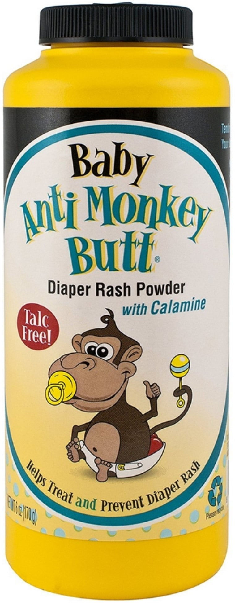 Baby Anti-Monkey Butt Powder 6 oz (Pack of 2) - Walmart.com