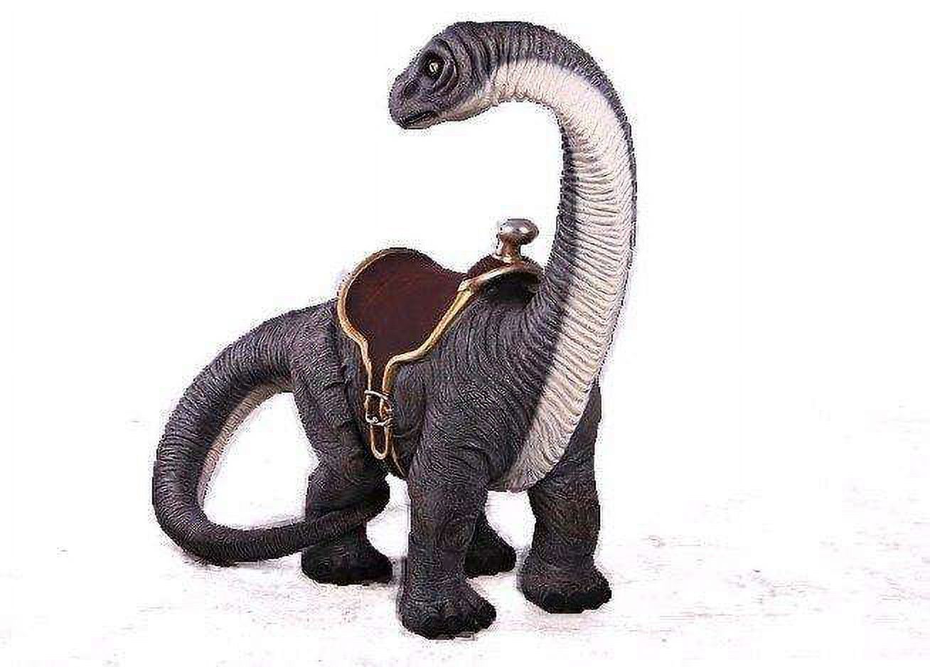 Baby Apatosaurus Dinosaur With Saddle Life Size Statue - Walmart ...