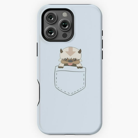 Baby Appa Sky Bison In Pocket Cute Cartoon iPhone Case 17 11 12 13 14 ...