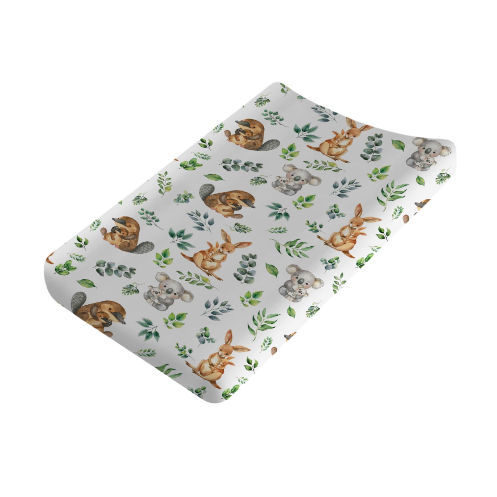 Baby Australian Animals Changing Pad Cover Koala Kangaroo Tropical ...