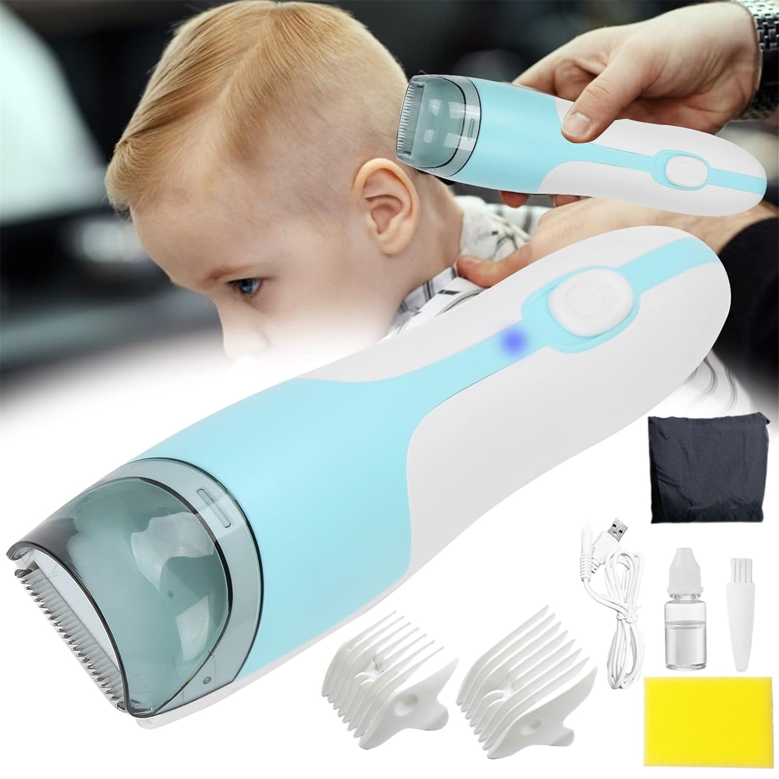 Baby Automatic Hair Extractor, Hair Clippers Portable Hair Trimmer Hair ...