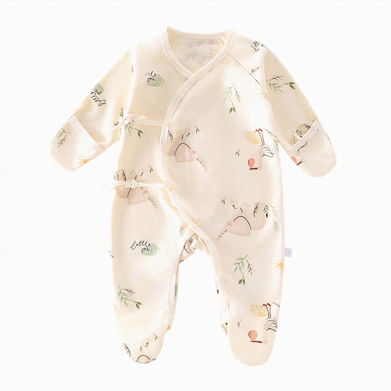 Baby Baby Girls Long Sleeve Ruffle Shoulder Bodysuits for Infant Baby ...