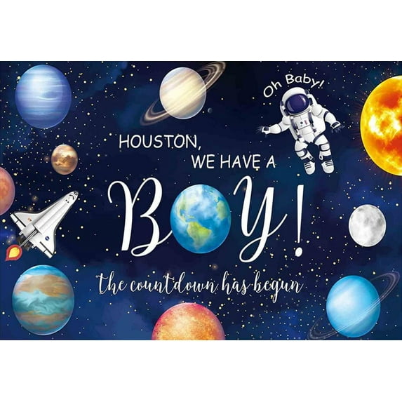 Baby Background Watercolor Baby Shower Photography Blue Cloud Silver ...