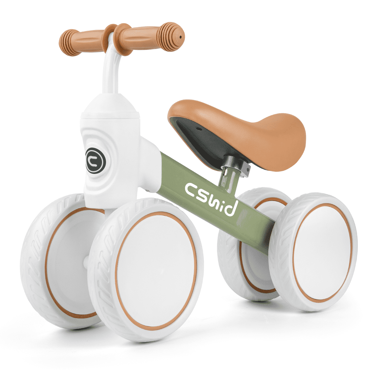 1 Year Old Baby Balance Bike, Adjustable Seat, No Pedal, 4 Silence ...