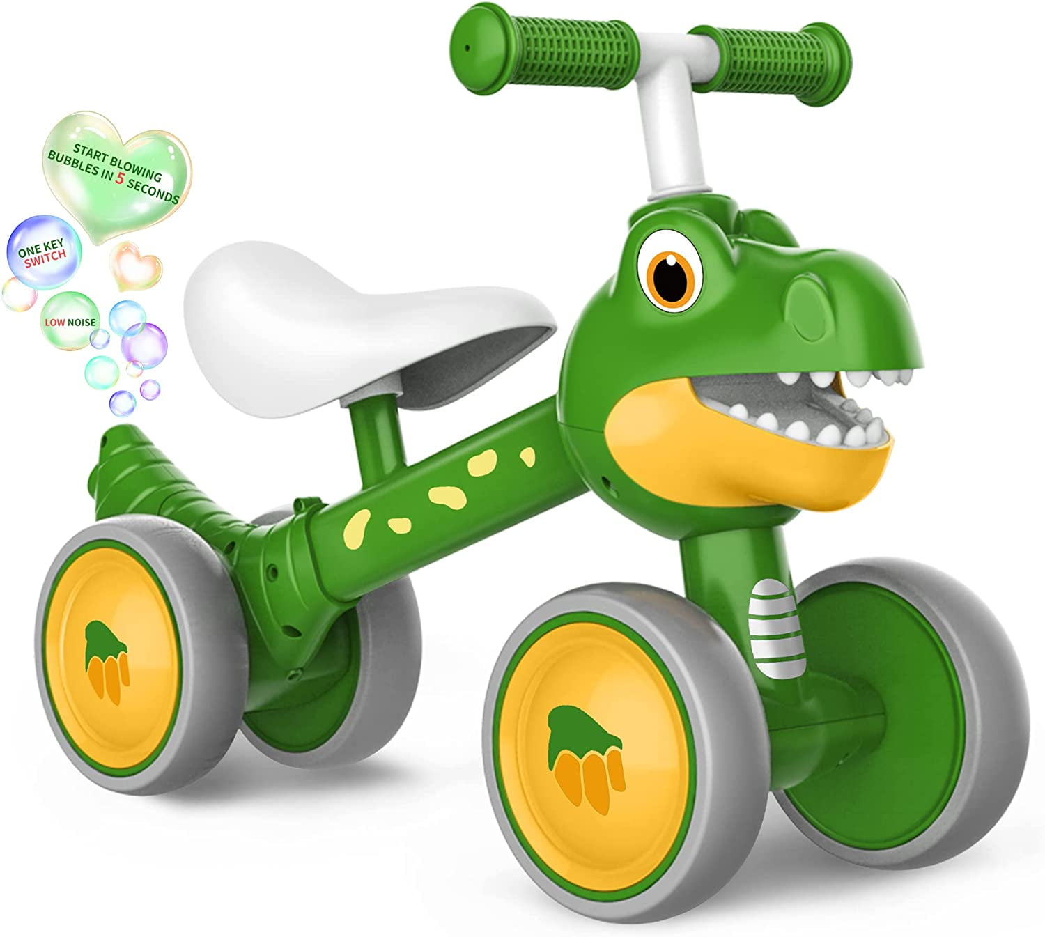 Baby Balance Bike with Bubble Machine for 10-36 Months Boys Girls ...