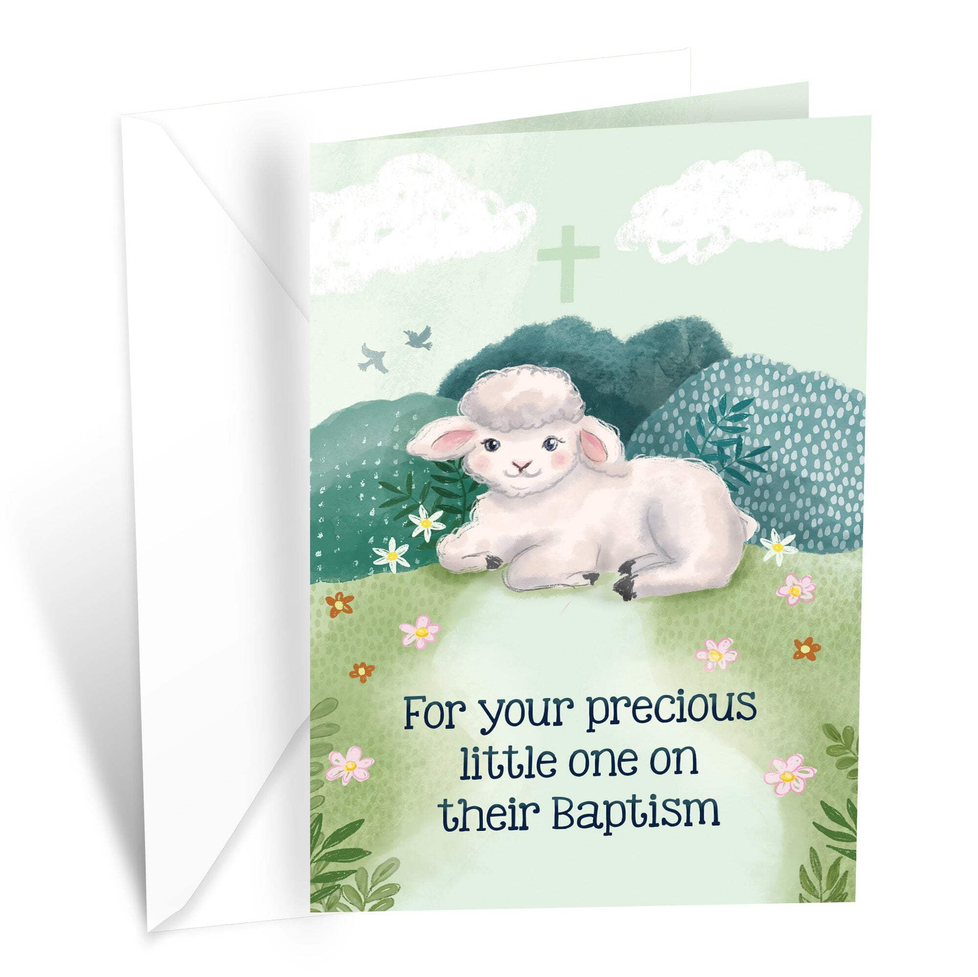 Prime Greetings Baby Baptism Card 5x7 Inches Premium Glossy - Walmart.com