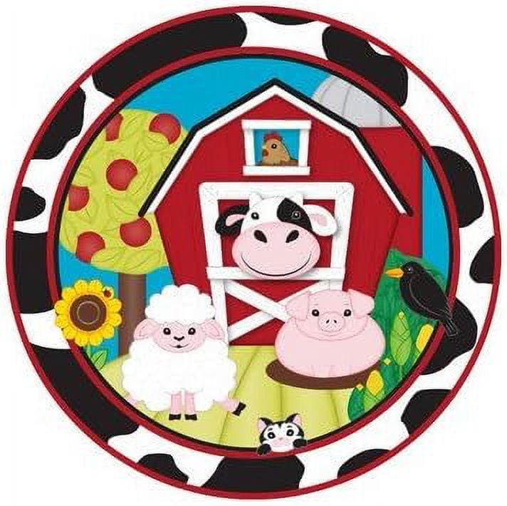 Baby Barnyard Edible Image Cake Topper - Walmart.com