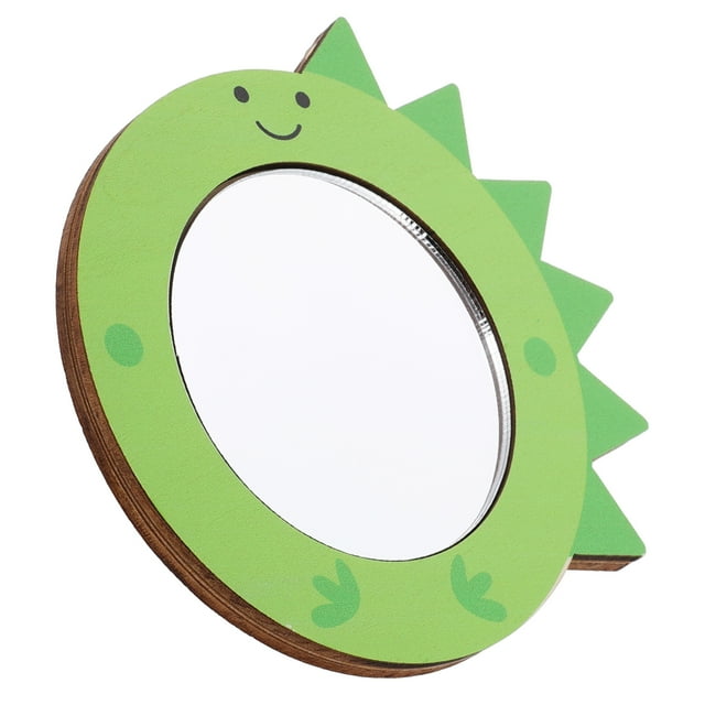 Baby Bath Learning Toys, Small Handheld Dinosaur Mirror, Unbreakable ...
