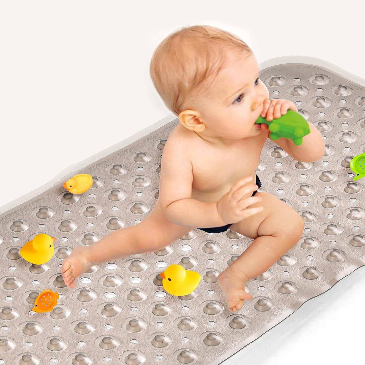 Baby Bath Mat Non Slip Extra Long Bathtub Mat for Kids 40 X 16 Inch ...