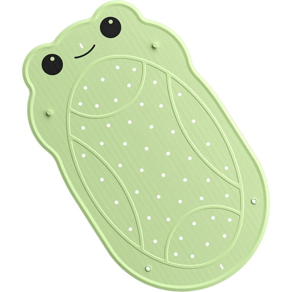 Baby Bath Mat for Tub Non Slip Bathtub Mat Ruber Cartoon Frog Shower ...