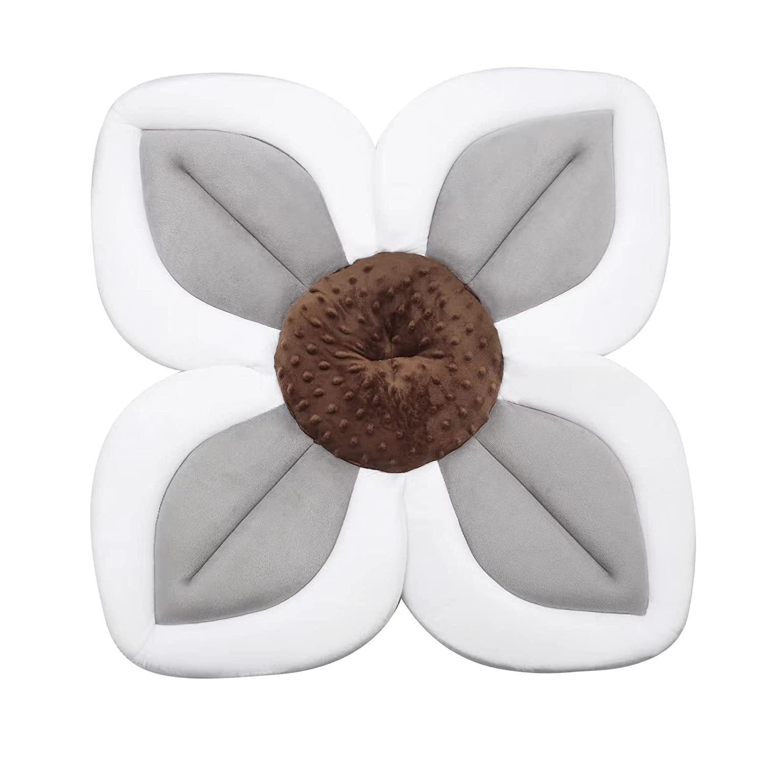 Baby Bath Pad for Infant Newborn | Soft Flower 4 Petals for Sink Bathtub Essentials Shower Gift ...