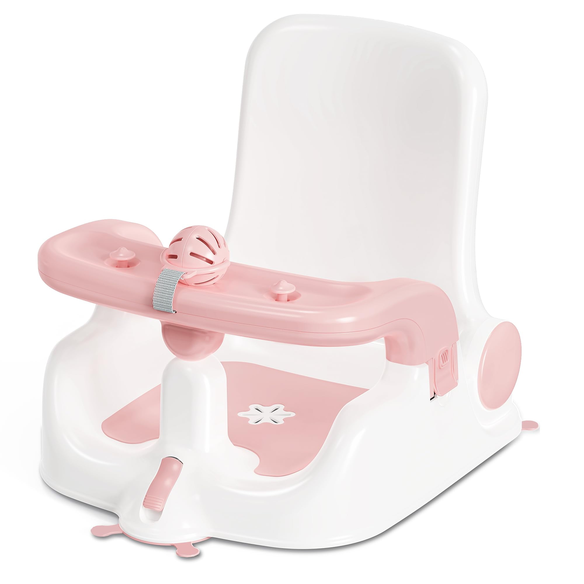 Baby Bath Seat With Sitting & Lying 2 Modes, 3-Speed Adjustment ...