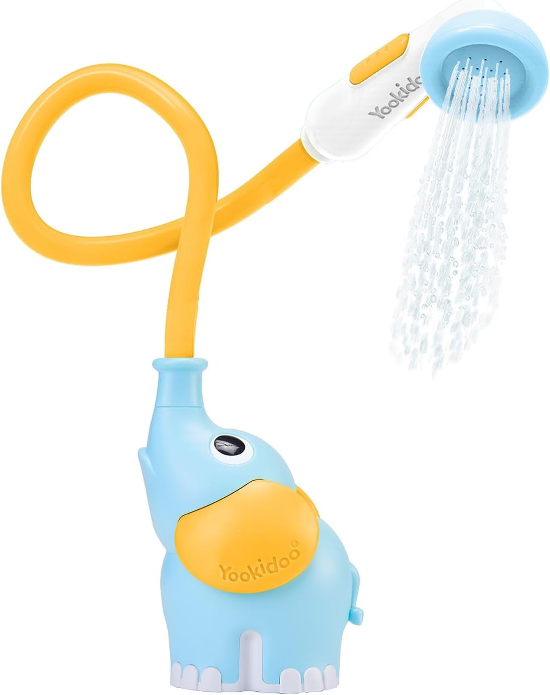 Baby Bath Shower Head - Elephant Water Pump with Trunk Spout Rinser ...