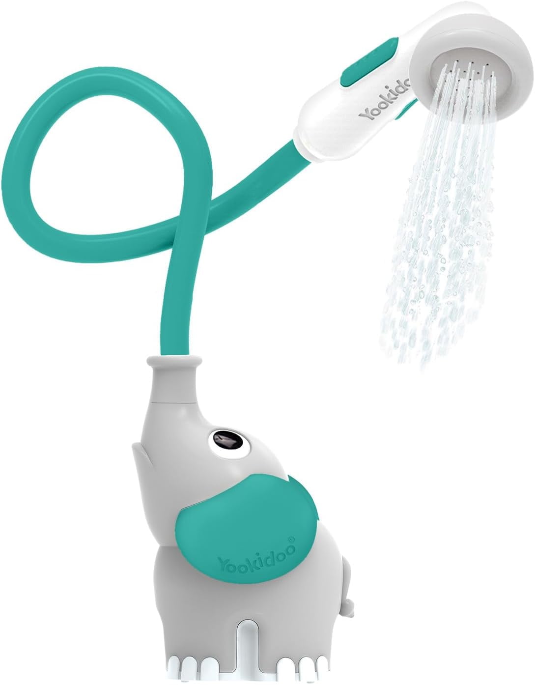 Baby Bath Shower Head - Elephant Water Pump with Trunk Spout Rinser ...
