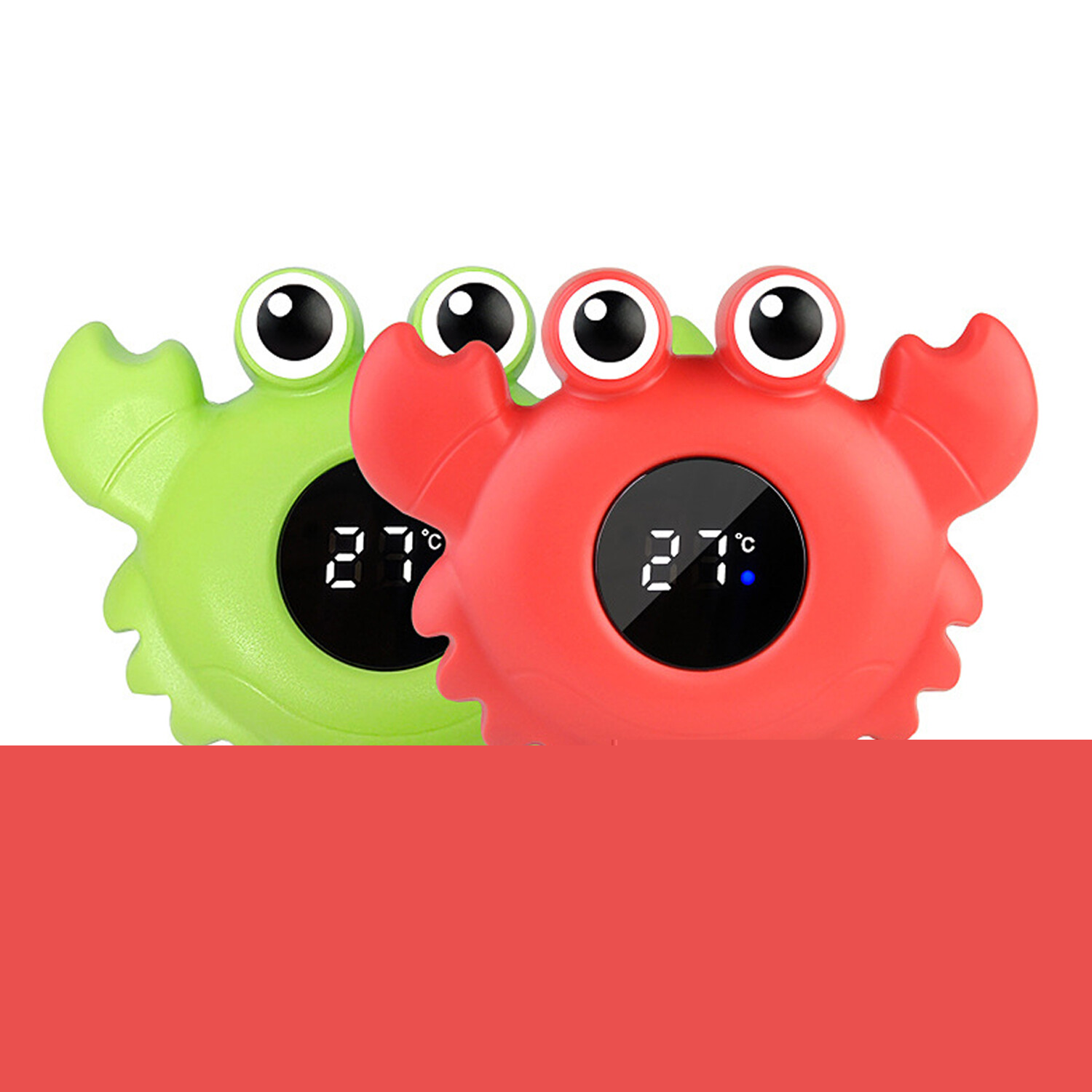 Baby Bath Thermometer with LED Display, Floating Crab Toys, 2 in 1 ...