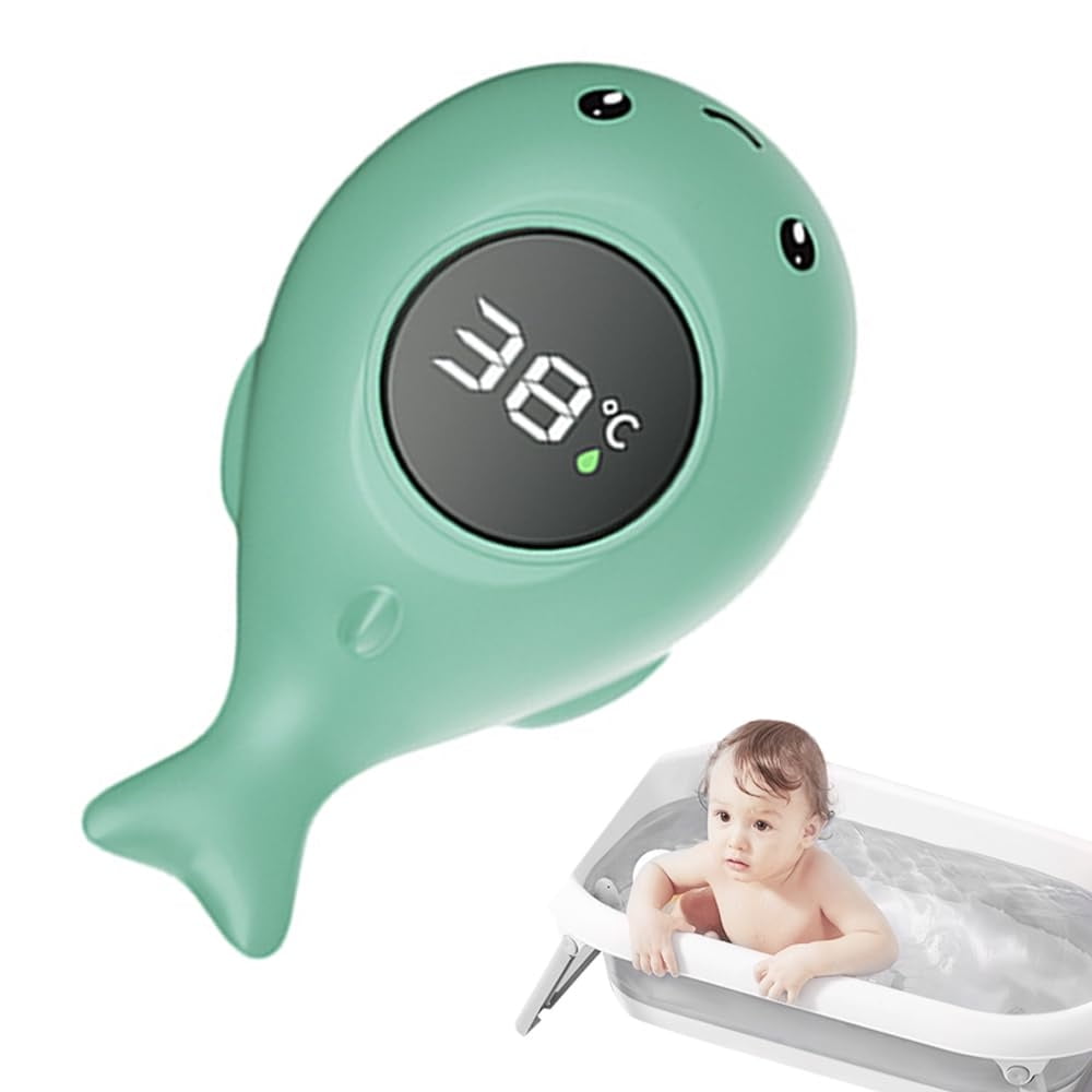Baby Bath Thermometer, Whale Bath ,Water Temperature Thermometer Baby Safety, Safety Floating ...