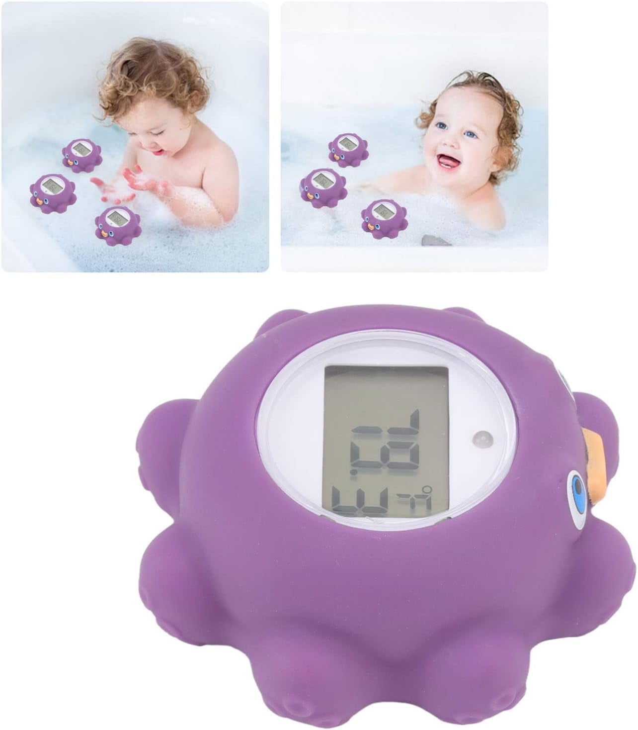 Baby Bath Thermometers Safety, Digital Room Thermometer with LED ...
