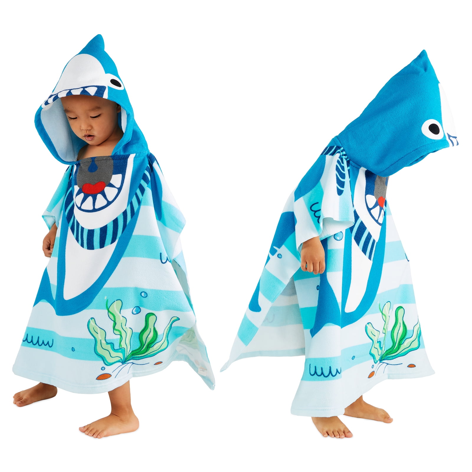 Baby Bath Towel Beach Towel Thicker Toddler Hooded Beach Towel Wrap ...