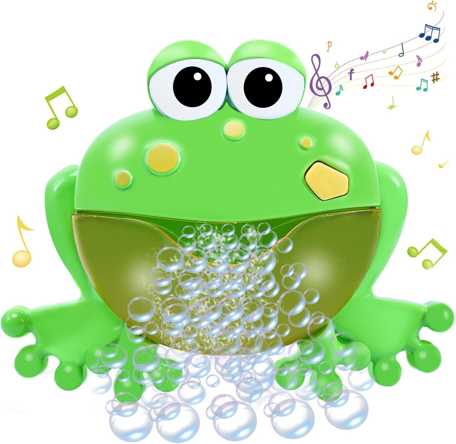 Baby Bath Toy, Bath Toy Frog Bubble Machine with Music, Version 3 ...