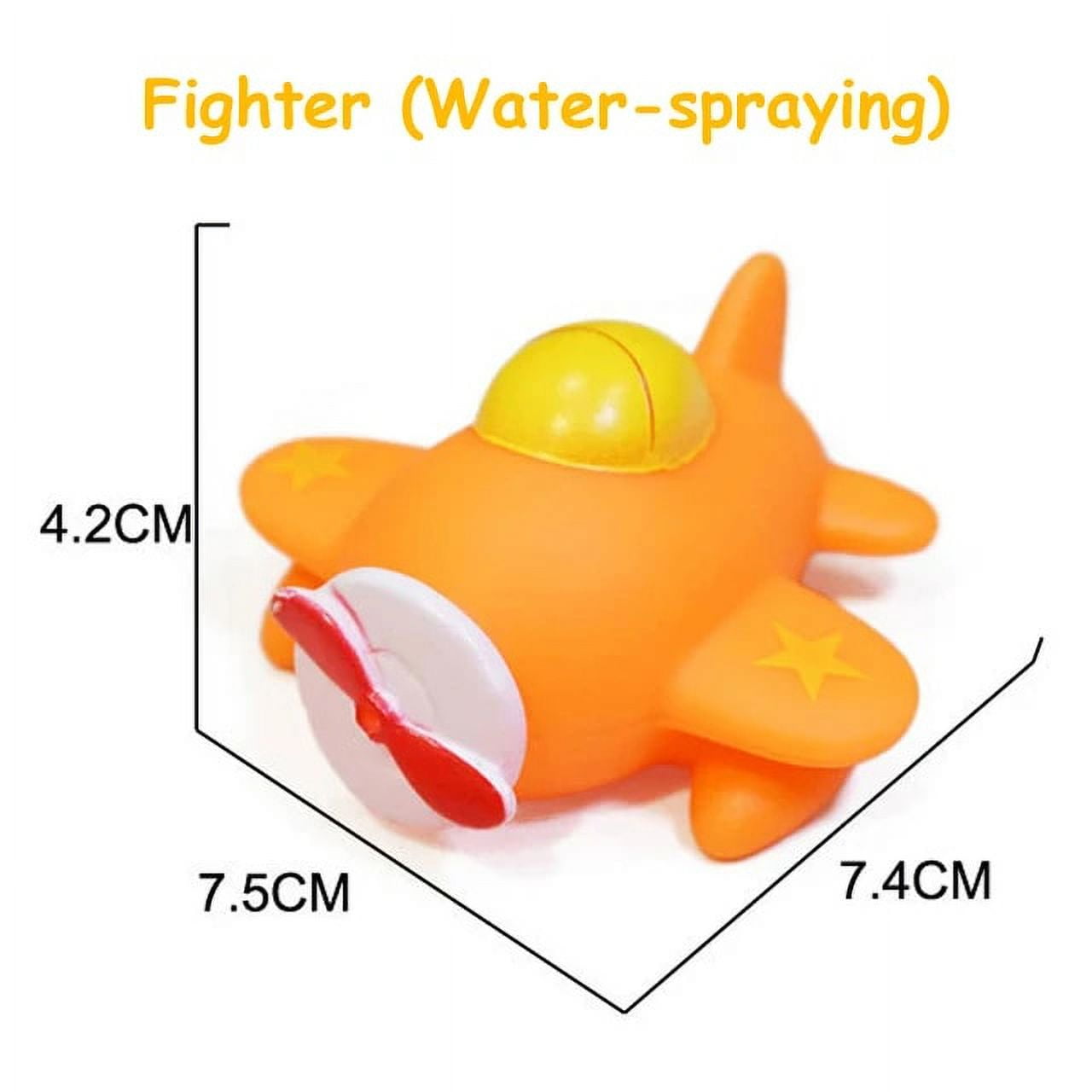 Baby Bath Toy Swimming Water Toys Cartoon Soft Rubber Car Boat Plane ...