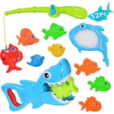 Fun Shark Grabber Bath Toy with 4 Fish for Toddlers - Swimming ...