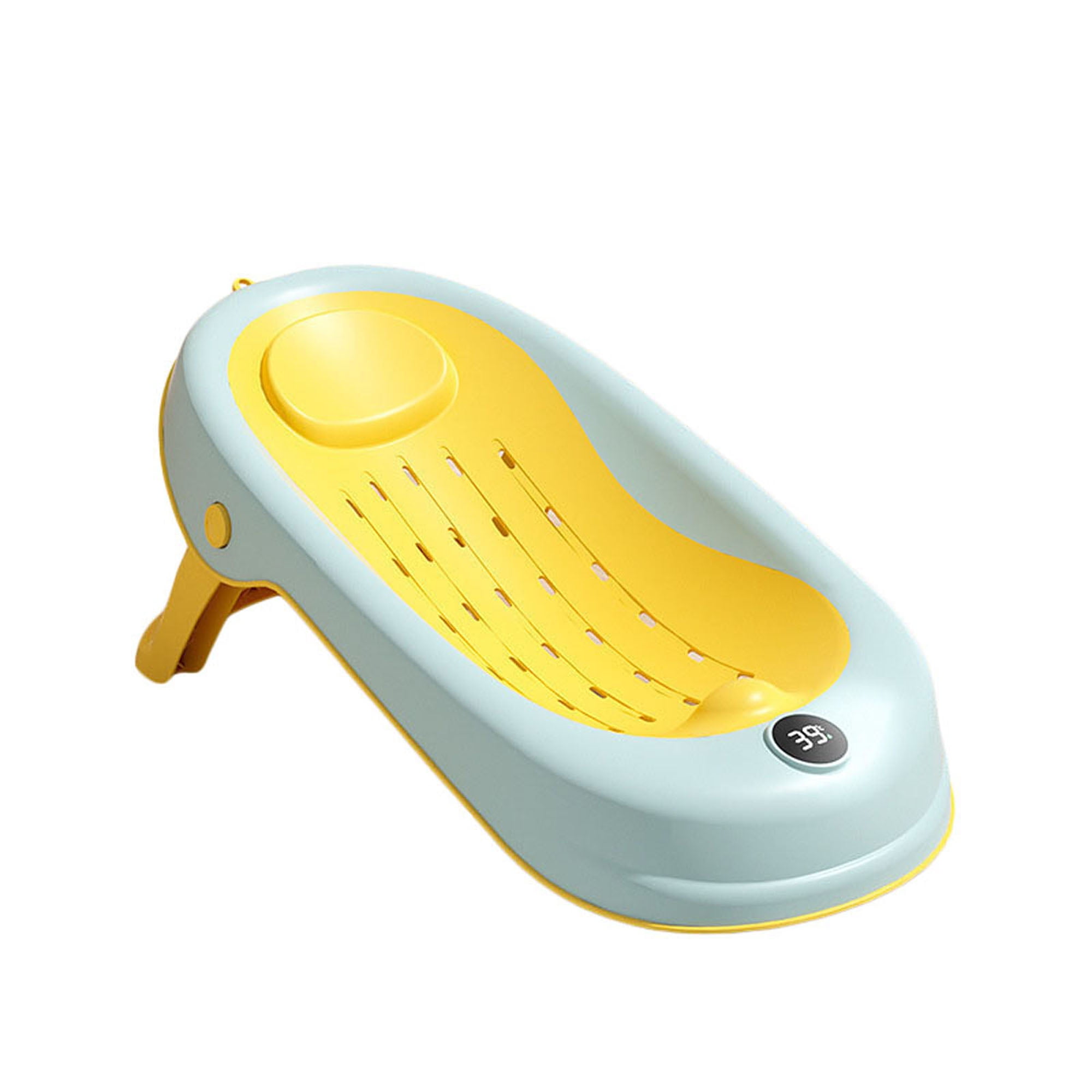 Baby Bathtub Collapsible Infant Bath Support Slip-Resistant Bather Tub ...