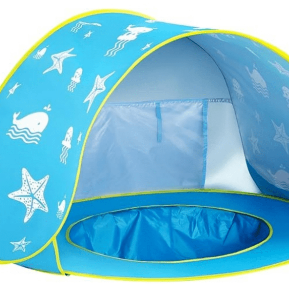 Baby Beach Tent Ocean Pop Up Portable Shade Pool UPF50+ UV Protection ...