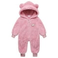 Baby Bear Snowsuit Cute Design Cartoon Animal Hooded Jumpsuit Romper Baby Jumpsuit Christmas ...