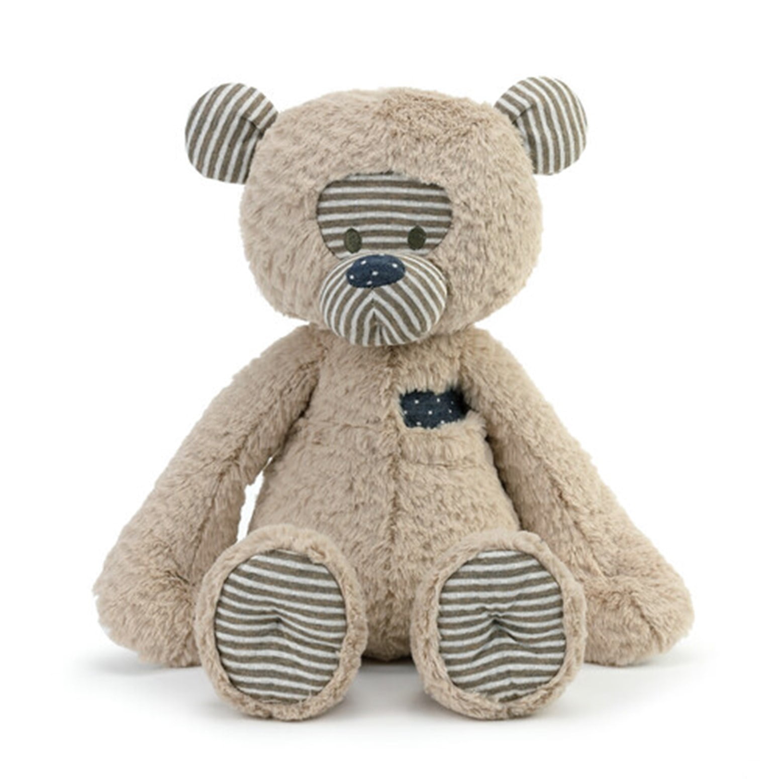 Baby Bear Plush Tender Love Demdaco NEW Soft Brown Striped 16 Inch ...