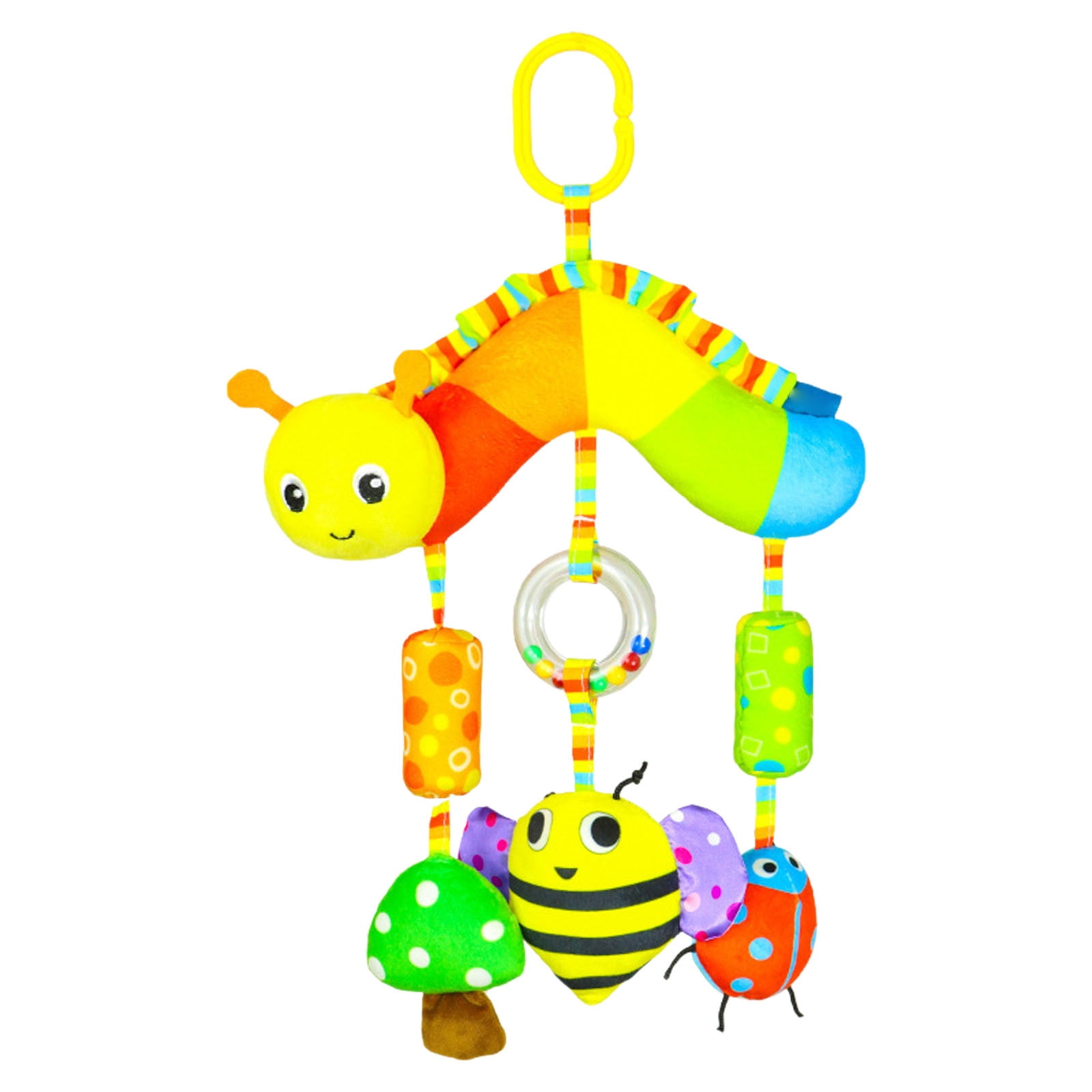 Baby Bed Rattle Soothing Musical Toy Nursery Crib Mobile With Soft ...