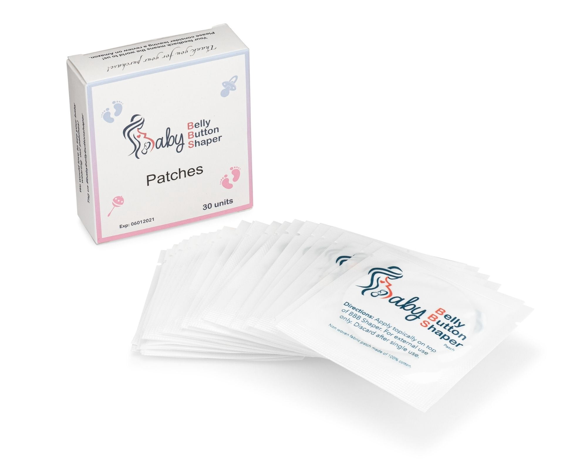Baby Belly Button Shaper Patch Box With 30 Units - Walmart.com