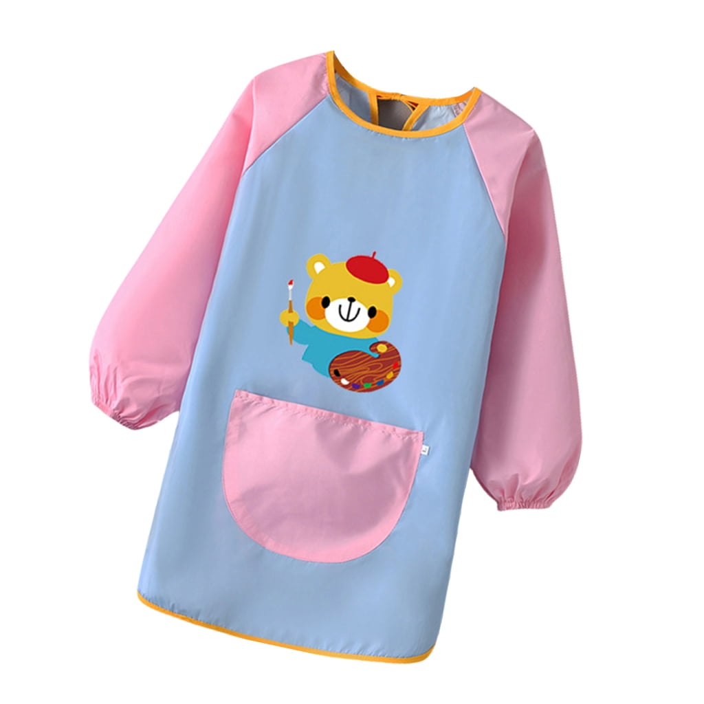 Baby Bib Apron for Toddlers Aged 3-6Years Water Resistant and Stain ...