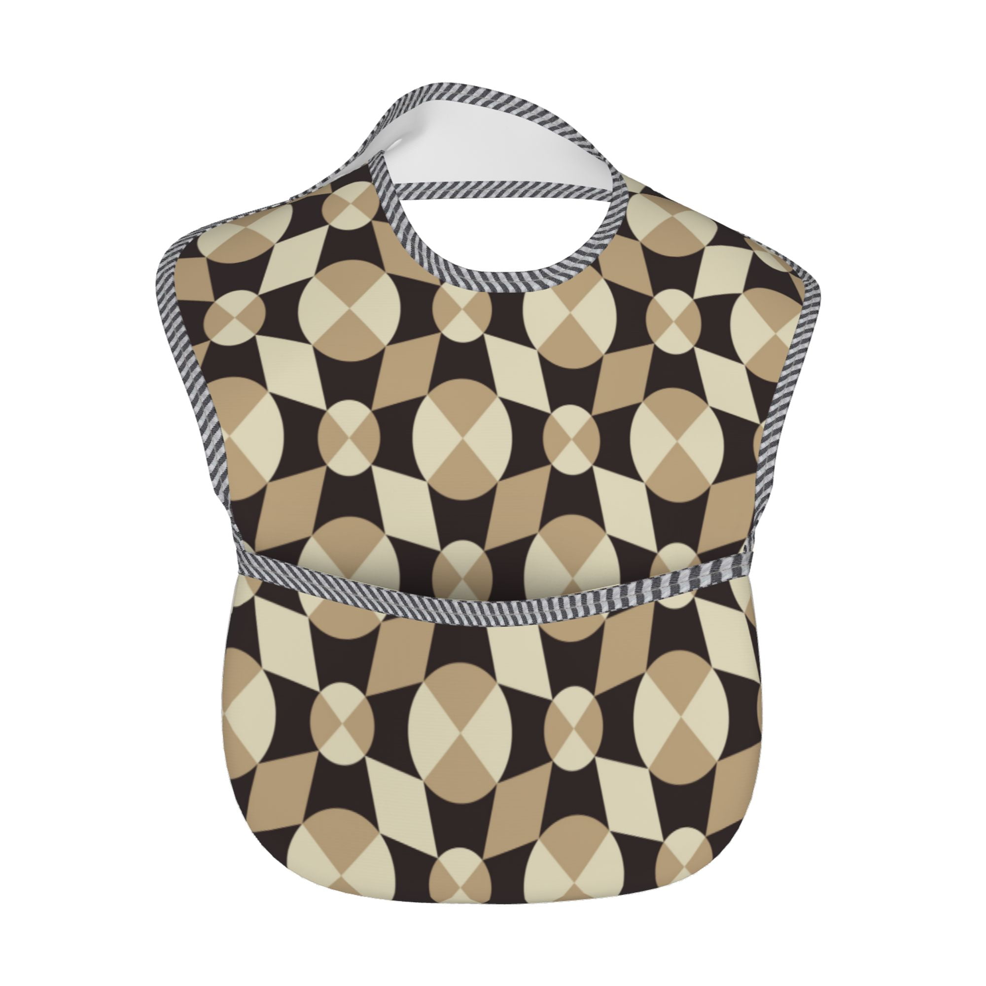 Baby Bibs Waterproof Toddler Bib Arabesque Pattern Feeding Bib With ...