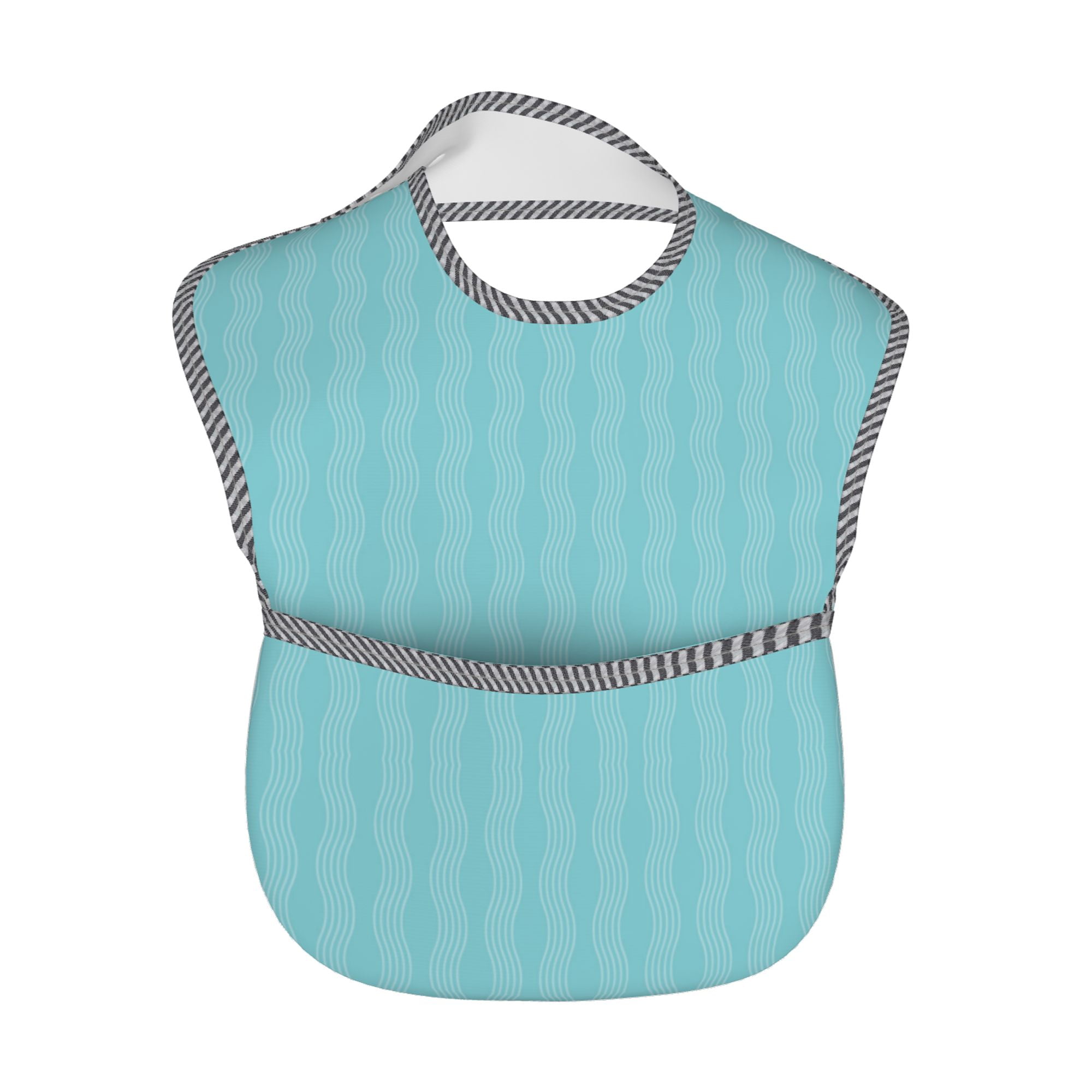 Baby Bibs Waterproof Toddler Bib Seamless Flower Background Feeding Bib ...