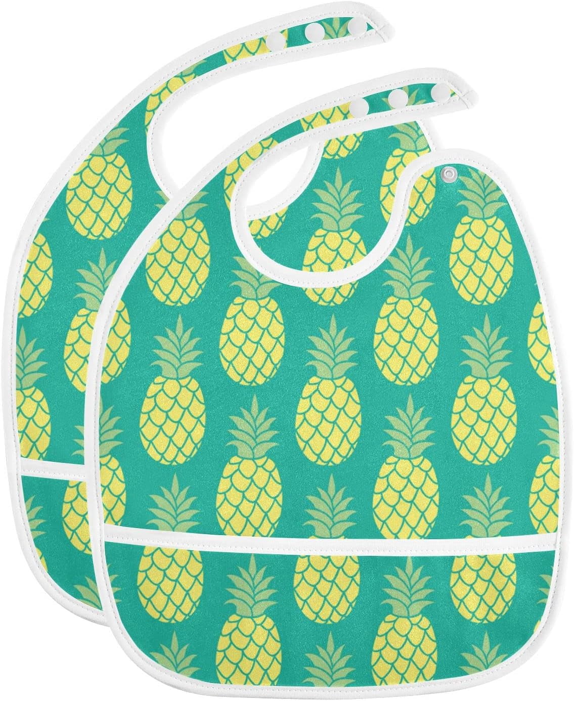 Baby Bibs for Baby Boy Girl Feeding Bibs Waterproof Toddler Bibs for ...