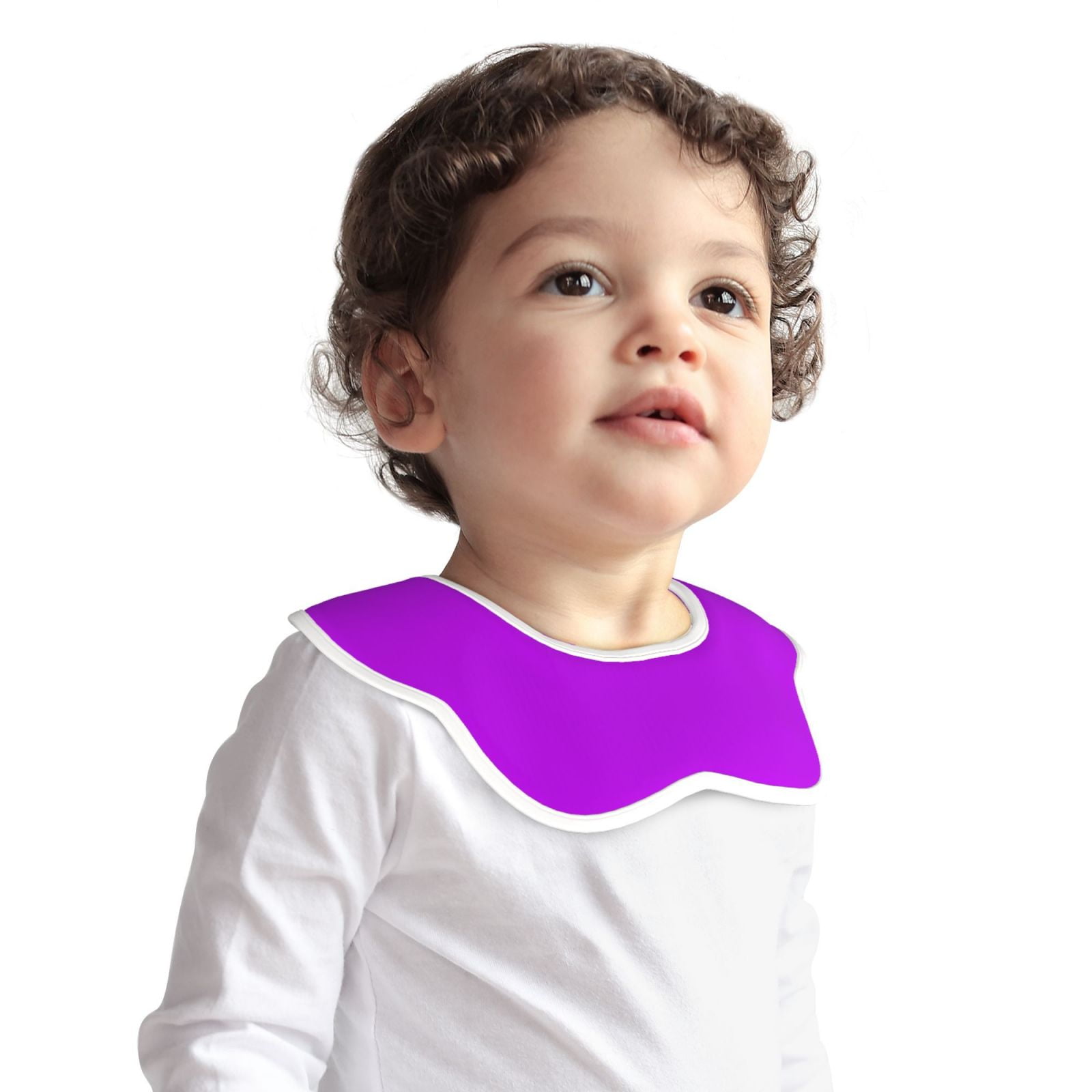 Baby Bibs - purple Muslin Baby Drool Bibs for Baby Girl Boy Cotton Soft ...