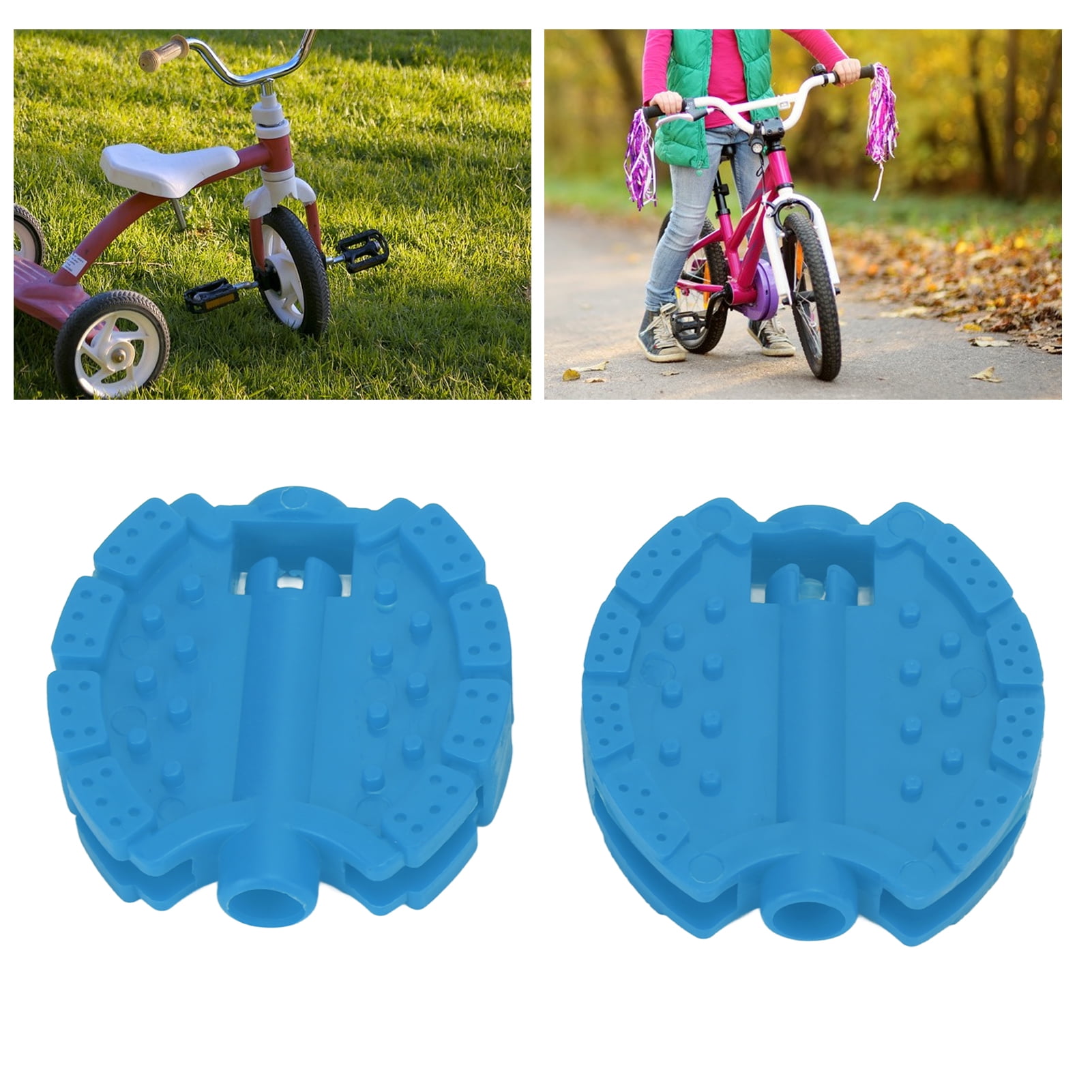 Baby Bike Pedal Set , Lightweight Plastic, Secure Grip For Safe, Smooth ...