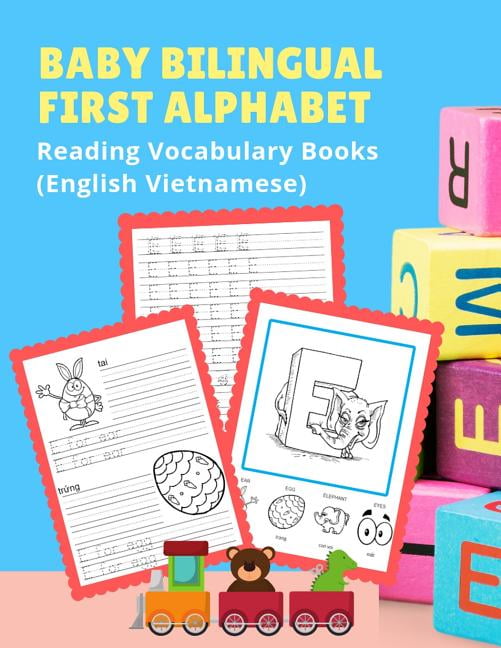 Baby Bilingual First Alphabet Reading Vocabulary Books English ...