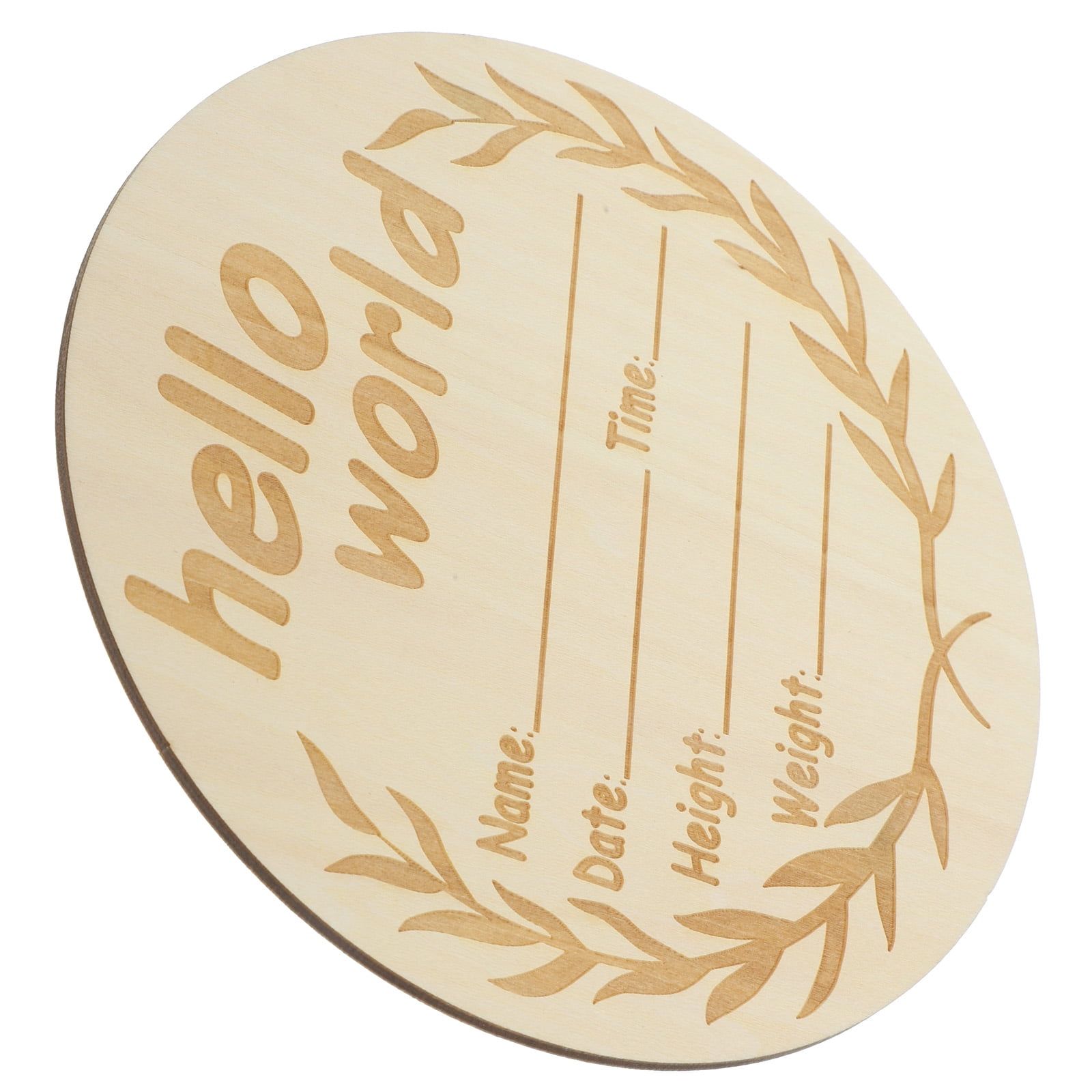 Baby Birth Wooden Sign Creative Infant Announcement Milestone - Walmart.com