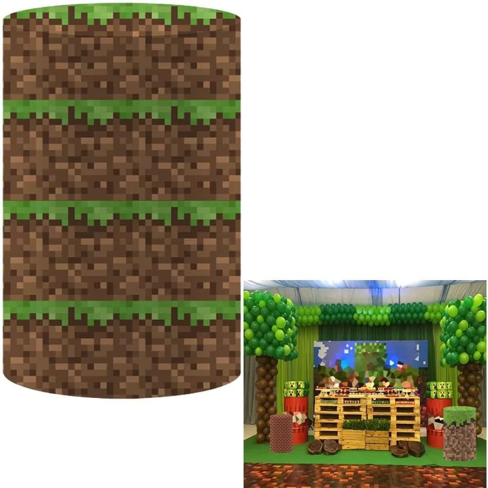 Baby Birthday Party Pedestal Game Plinth Elastic Stretch Spandex ...