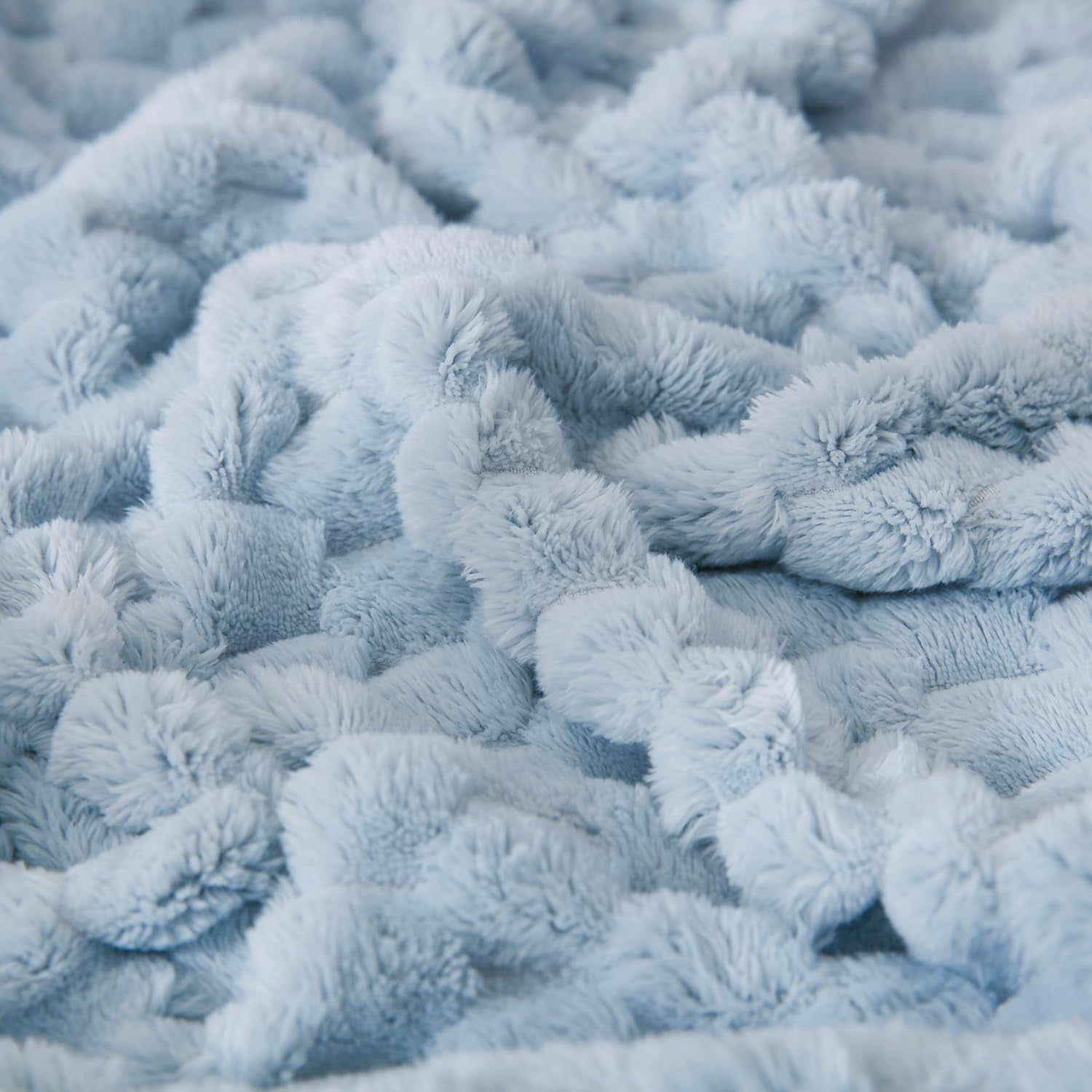 Baby Blanket for Boys or Girls 3D Jacquard Fluffy Fuzzy Soft Warm Cozy ...