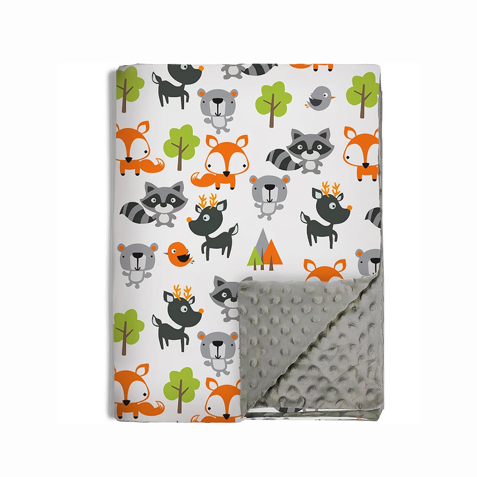 Baby Blanket for Boys Girls Soft Plush Minky Blanket with Double Layer ...