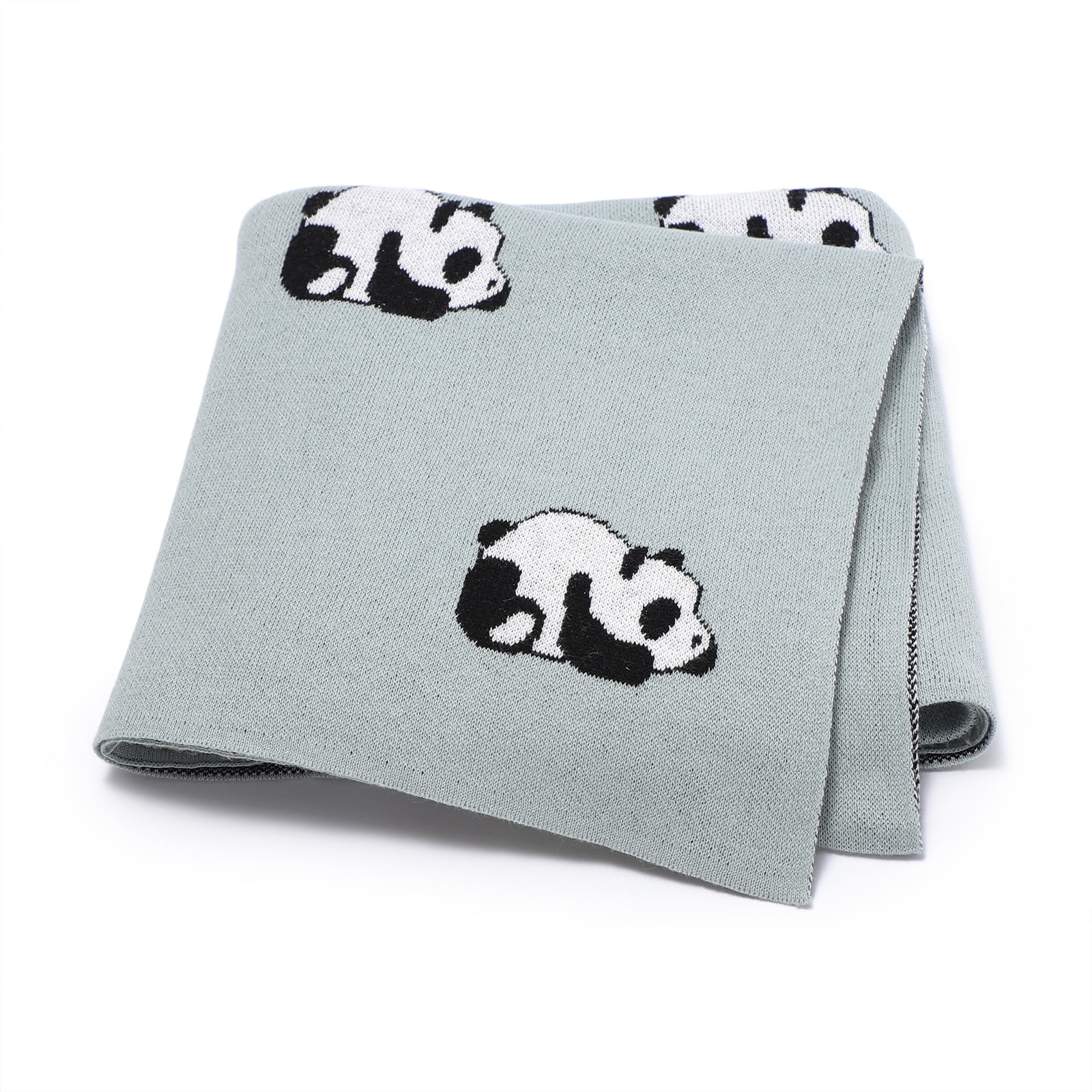 Baby Blanket Cotton Knit Children Soft Newborn Stroller Swaddling ...