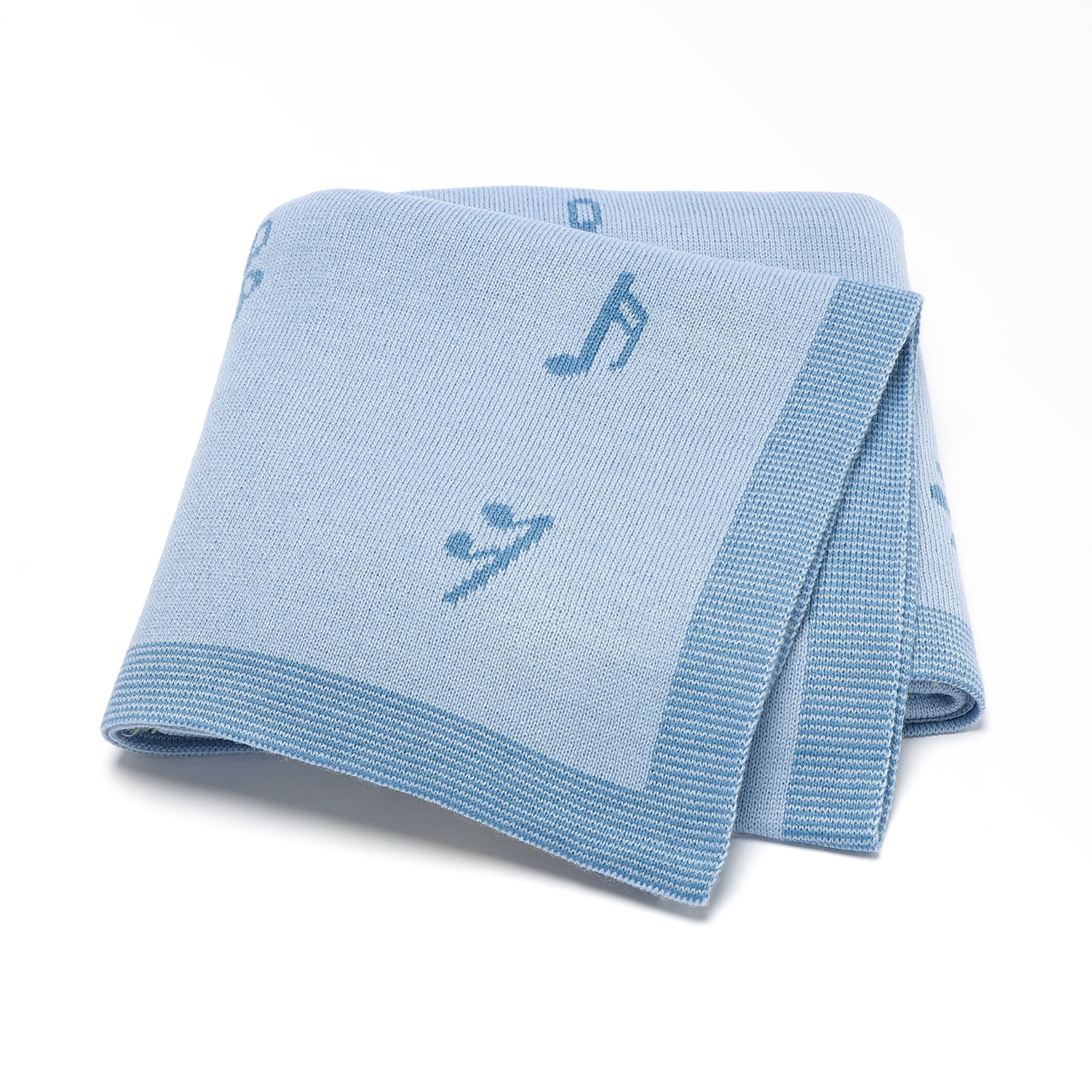 Baby Blanket Knit Children Soft Stroller Swaddling Sleeping Cover Girl ...