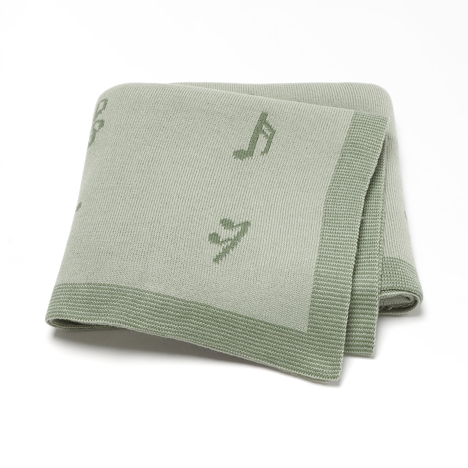 Baby Blanket Knit Children Soft Stroller Swaddling Sleeping Cover Girl ...